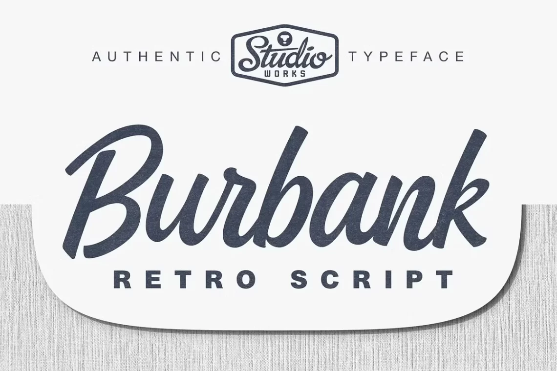 Download Burbank Font Family Free | Free Script Fonts
