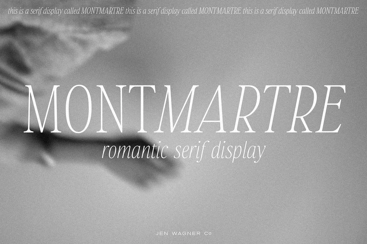 Montmartre Font Family Free Download - Fontfreebie