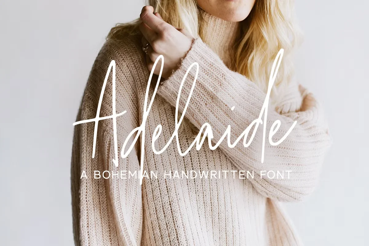 Adelaide Font Family Free Download - Fontfreebie